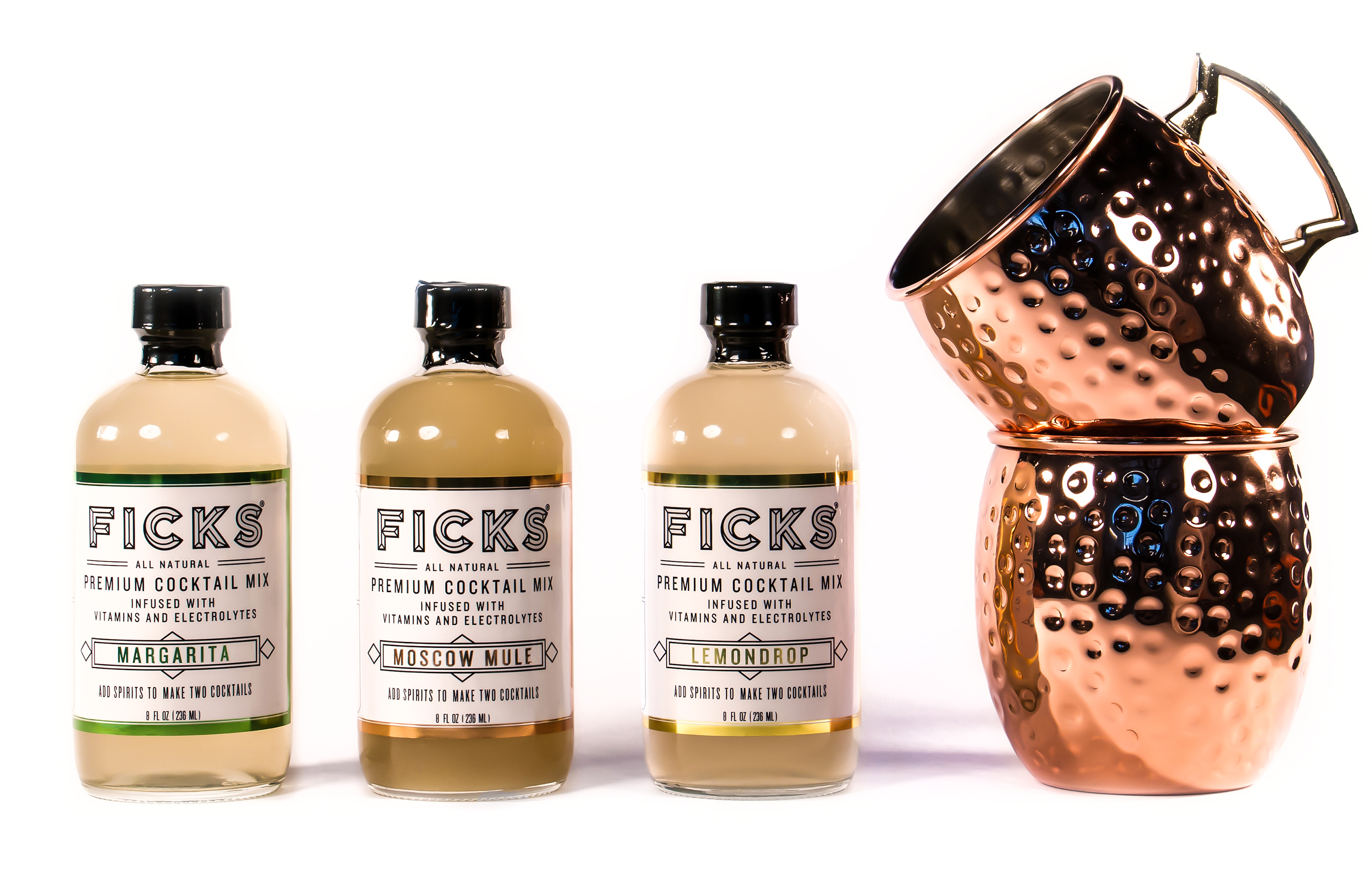 Ficks & Co Shipping Vitamin & Electrolyte Infused Cocktail Mixers ...