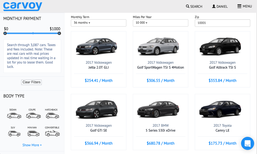 Carvoy Launches Revolutionary New Platform to Push Live Inventory and Adjust Monthly Payments in ...