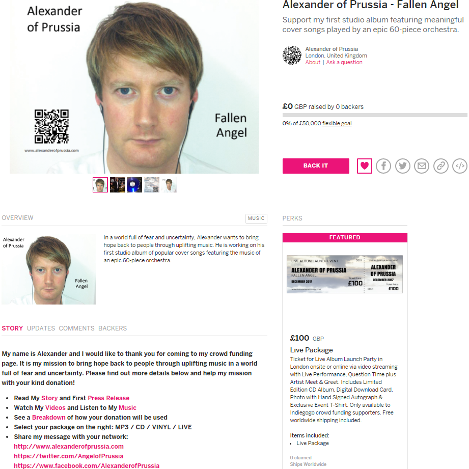 Alexander of Prussia releases first single 'Hero' from forthcoming ...